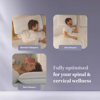 Buy Adjustable Memory Foam Pillow with Cooling Layer | Emma Sleep India